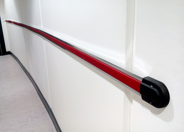 Safe Zone Panic Strip Silver Base & Red Strips – Irish Safety Systems